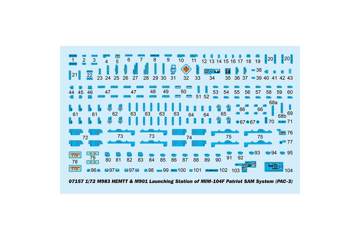 Trumpeter - M983 HEMTT & M901 Launching Station of MIM-104F P...