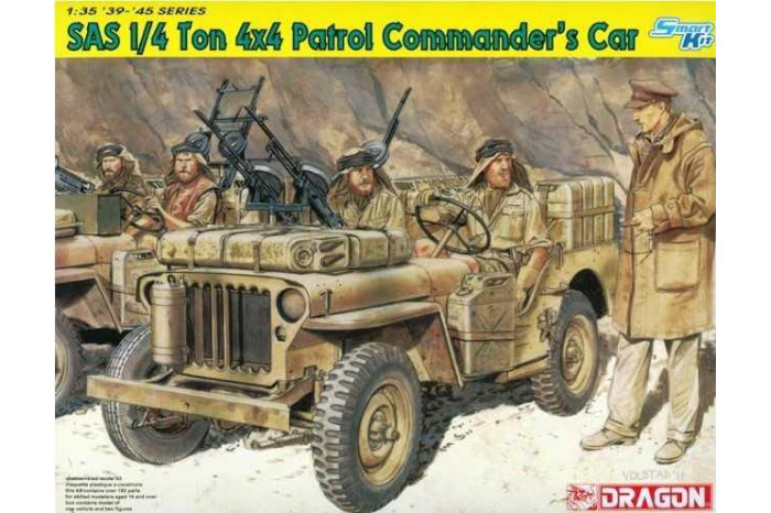 Dragon Models - SAS 1/4-TON 4X4 PATROL COMMANDER'S CAR (1:35)