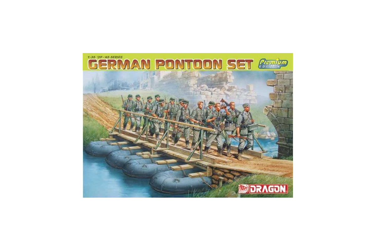Dragon Models - GERMAN PONTOON SET (PREMIUM) (1:35) - 6532 - MJ...